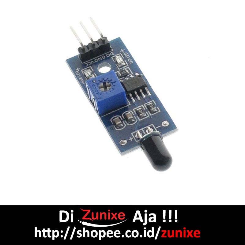 Jual Sensor Api Flame Sensor Lm393 Ir Infrared Detection Sensor Module