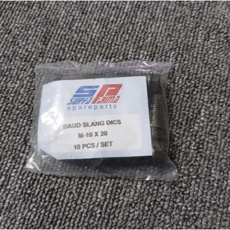 Jual BAUT SILANG DISC M-10 X 20 LOKAL MERK SP HARGA PER 1 pcs | Shopee ...