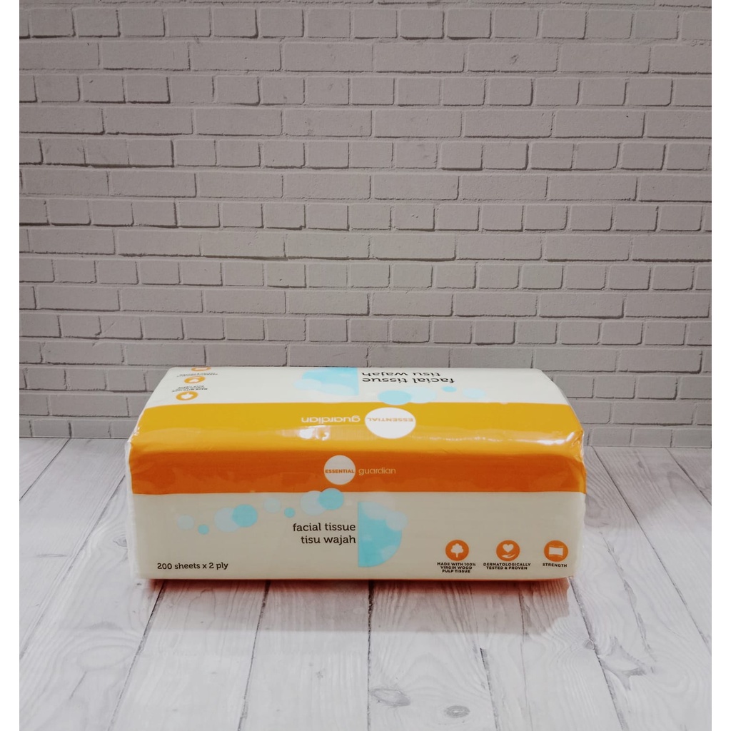 Jual GUARDIAN FACIAL TISSUE / TISU WAJAH 200 SHEETS 2 PLY - GUARDIAN | Shopee Indonesia