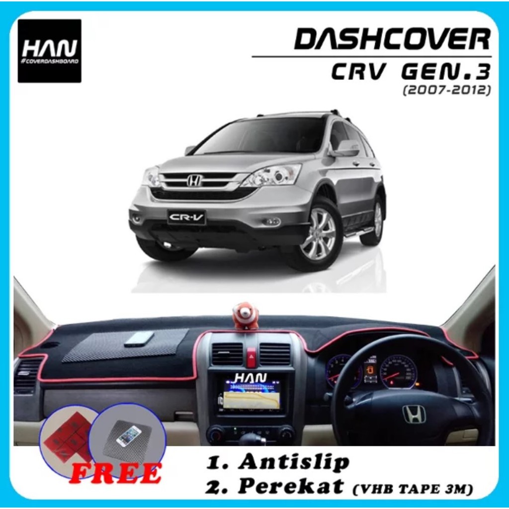 Jual BUY 1 FREE 6 | Dashboard Mobil Honda CRV Gen 3 (2007-2012) By EQUIVALENTS | Shopee Indonesia