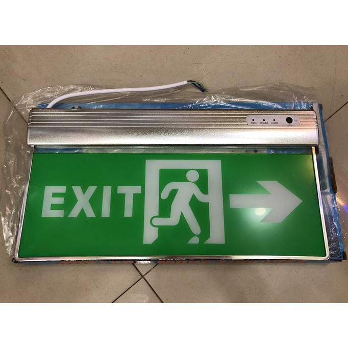 Jual Lampu Exit Led Lampu Petunjuk Darurat Emergency Exit Lamp Arcylic ...