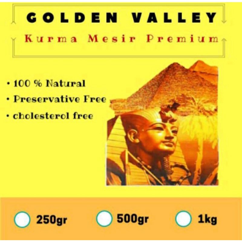 Jual STICKER KURMA / STICKER KURMA SUKARI / VALEY / LABEL KURMA GOLDEN ...