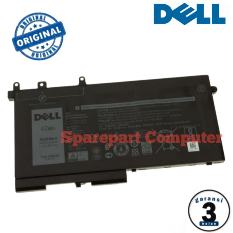 Jual Baterai Battery Batre Original Dell Latitude 5480 5580 5280 5590 ...