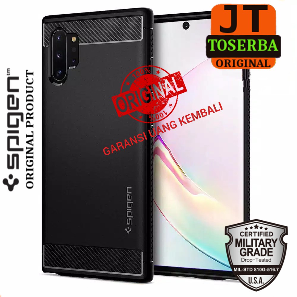 Jual SPIGEN ORIGINAL CASE SAMSUNG NOTE 10 | NOTE 10 PLUS SPIGEN RUGGED ...