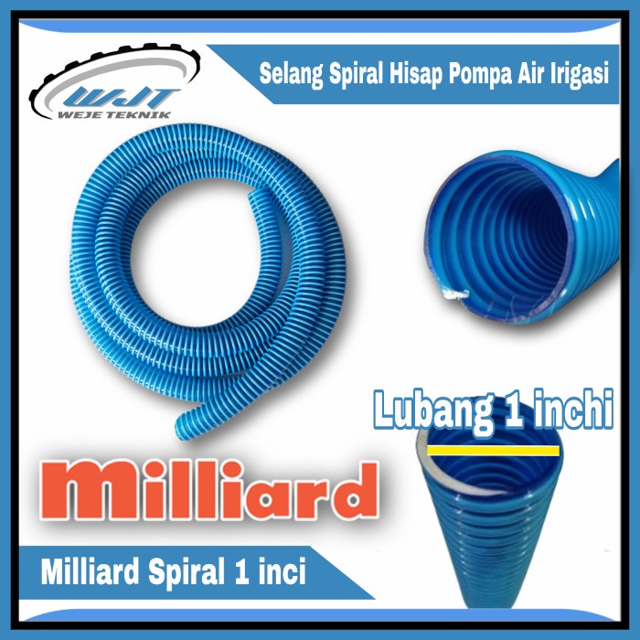 Jual Selang Spiral Hisap Pompa Air Alkon irigasi Sawah 1 inchi | Shopee ...