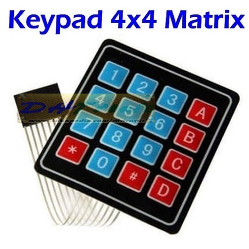 Jual Keypad Membrane 4x4 Matrix Arduino ( Membran 4 x 4 ) Input Key Pad ...