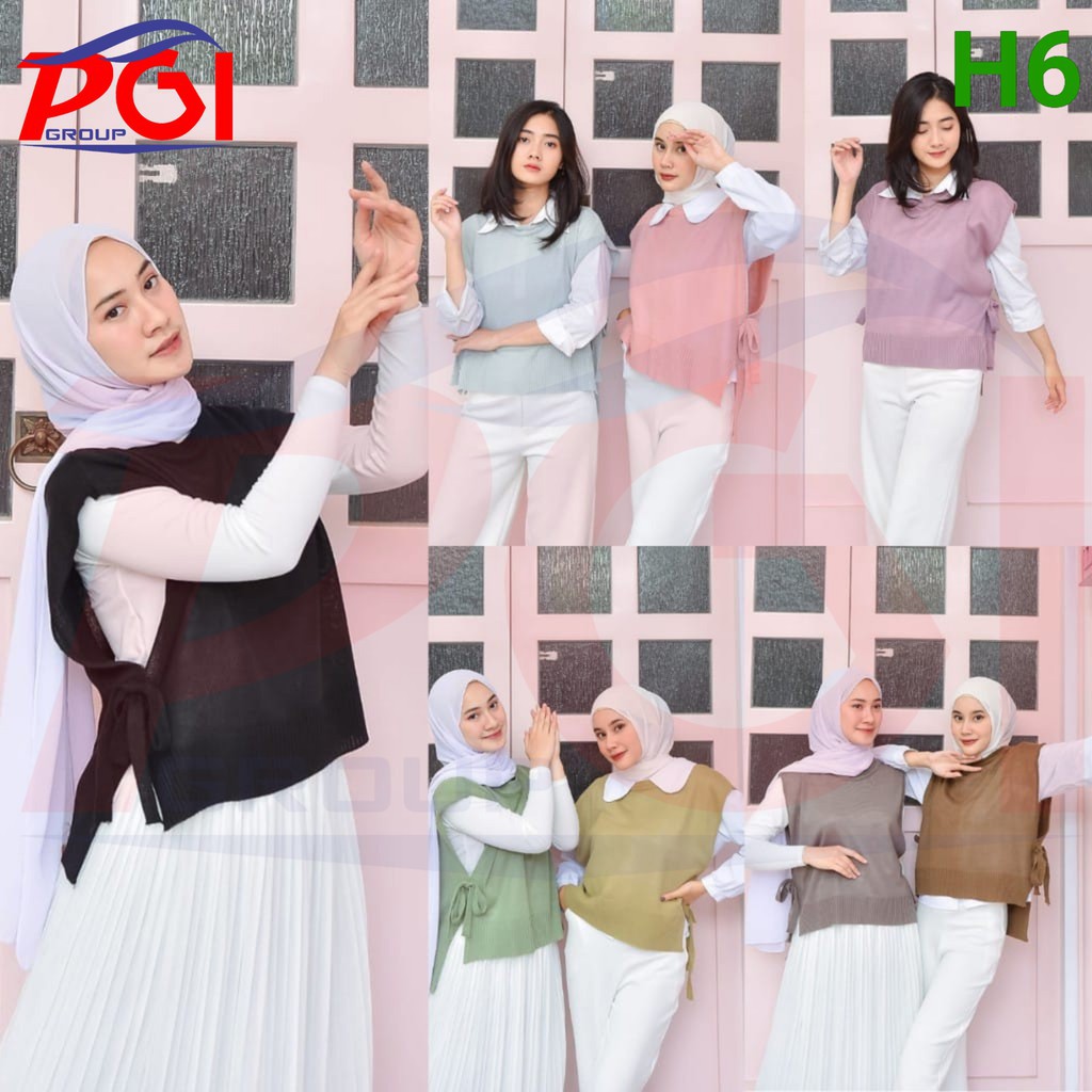 Jual F ( F6 ) OUTER VEST RAJUT TALI PINGGIR / ROMPI RAJUT PREMIUM ...