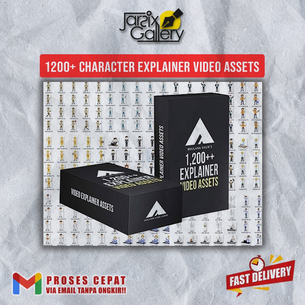 Jual 1200+ character Explainer Video Assets - Karakter kartun web ...