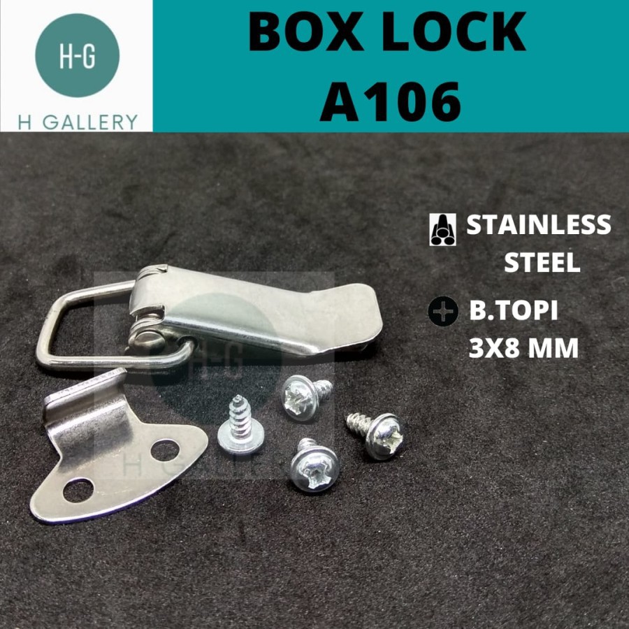 Jual BOX LOCK / KAITAN PETI / KAITAN KOPER / KAITAN TAS OVERVAL / A106 ...