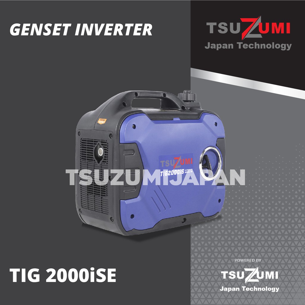 Jual Genset Inverter 2000 watt Super Silent TIG 2000iSE Tsuzumi Japan ...