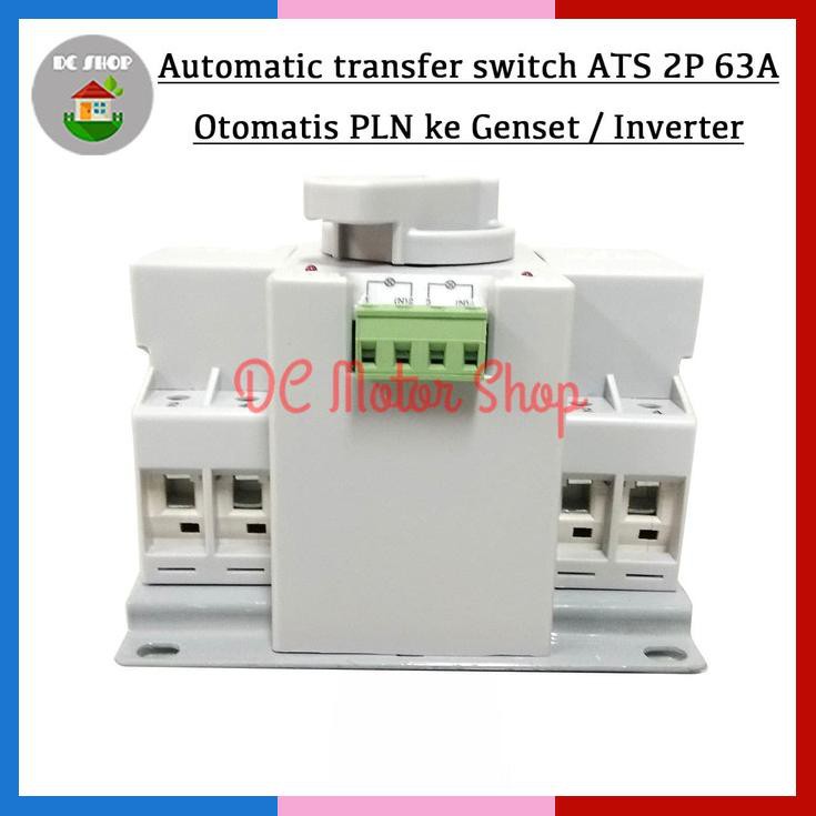 Jual Automatic Transfer Switch Ats 2P 63A Otomatis Pln Ke Genset / Inverter | Shopee Indonesia