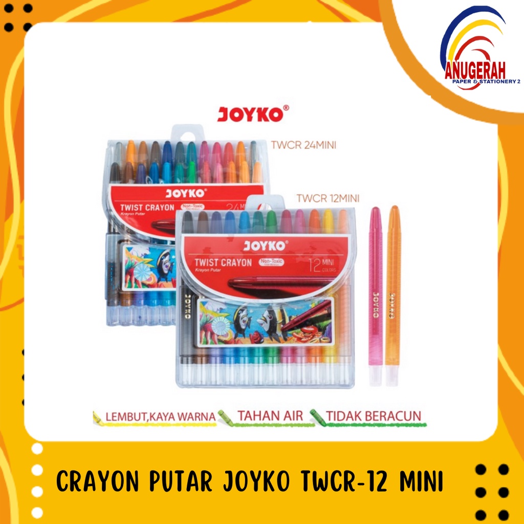 Jual JOYKO TWCR-12 MINI CRAYON PUTAR (PCS) | Shopee Indonesia
