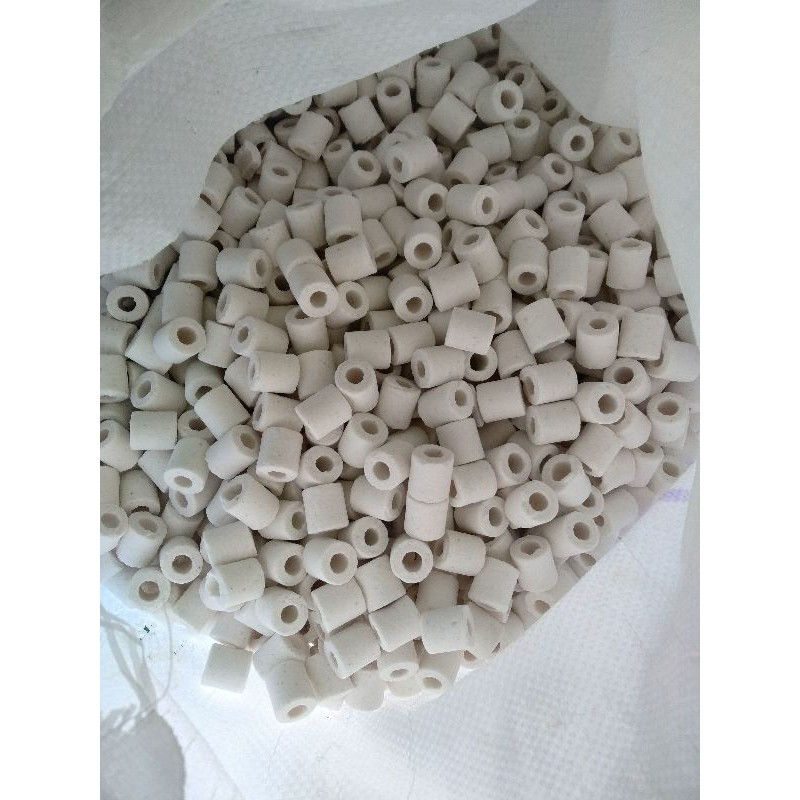 Jual Bio Ring Ceramic ukuran kecil Media Filter Rumah Bakteri 1kg (260 ...