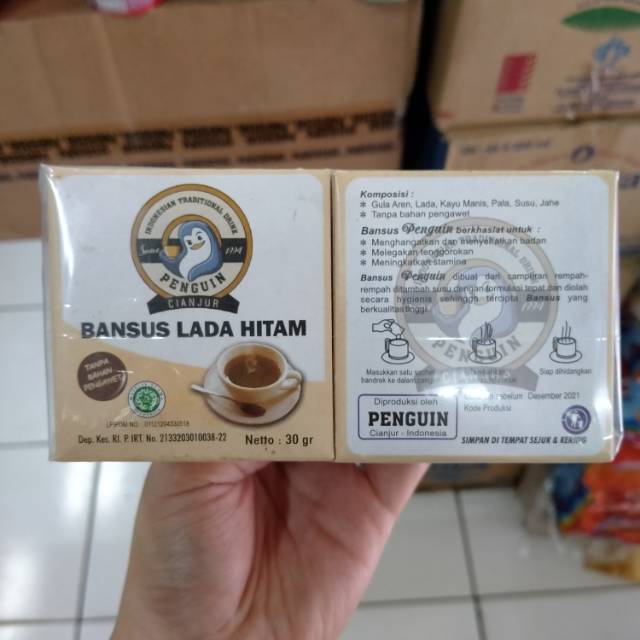 Jual Bandrek Susu Lada Hitam Cap Penguin | Shopee Indonesia
