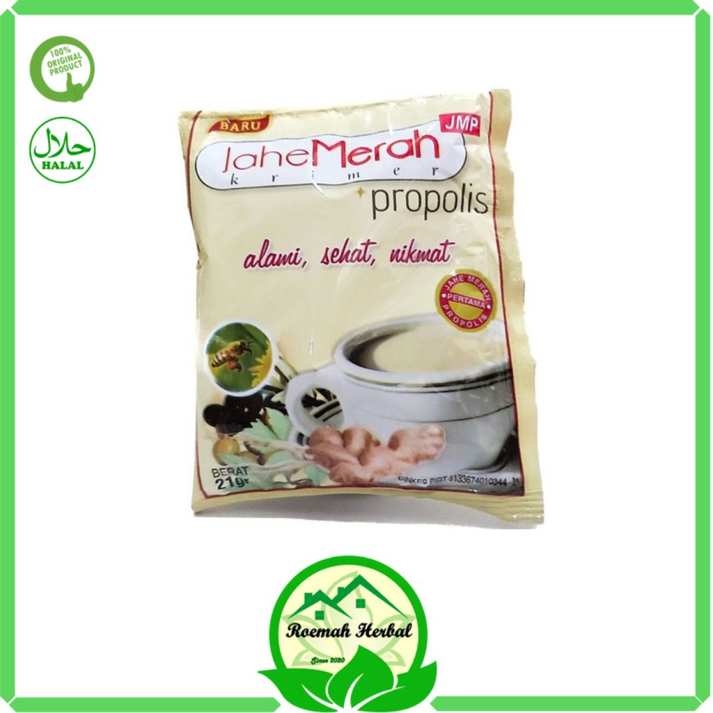 Jual Jahe merah / Jahe Merah Propolis Plus Krimer / JMP / minuman ...