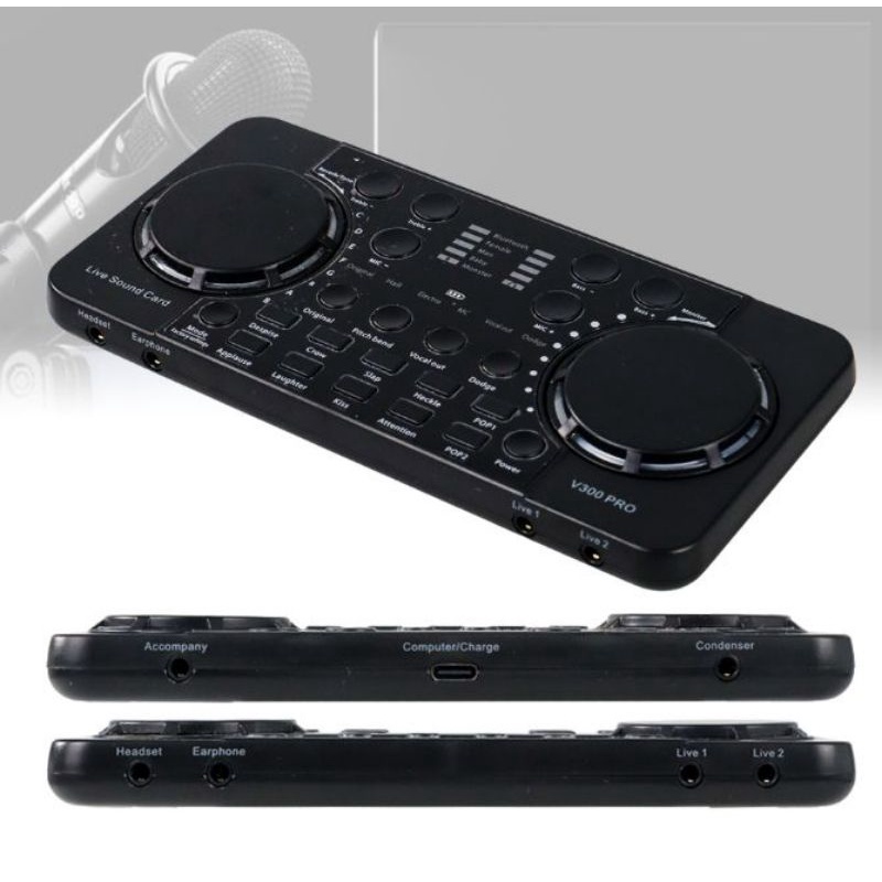 Jual TaffStudio Audio Bluetooth USB External Soundcard Live Broadcast ...