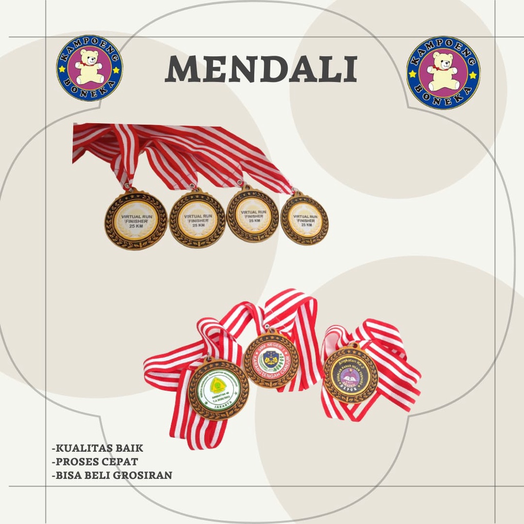 Jual Mendali Resin Costum | Shopee Indonesia