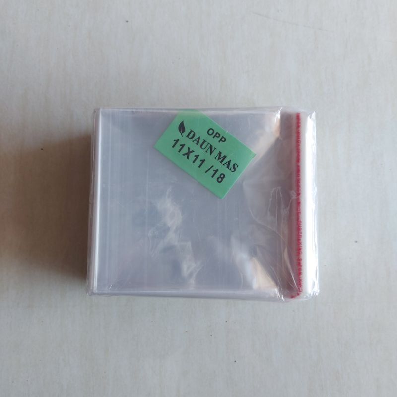 Jual PLASTIK OPP 11X11 PLASTIK MERK DAUN MAS | Shopee Indonesia