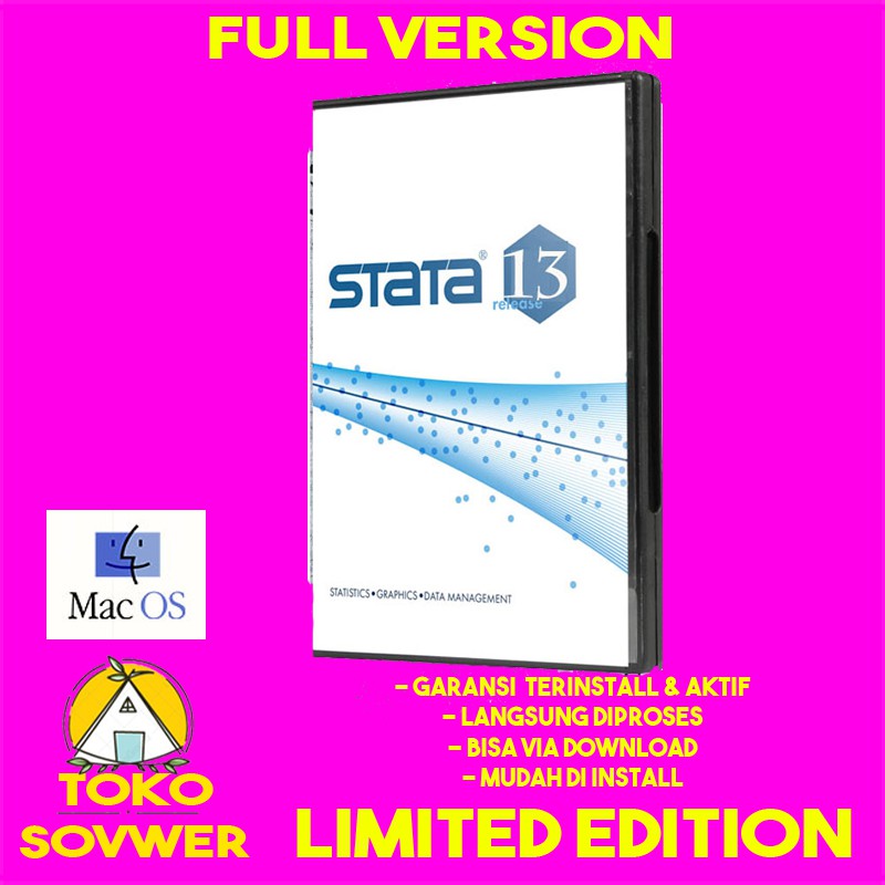 Jual Stata 13 Mac Analisis Statistik FULL VERSION GARANSI AKTIF | Shopee Indonesia