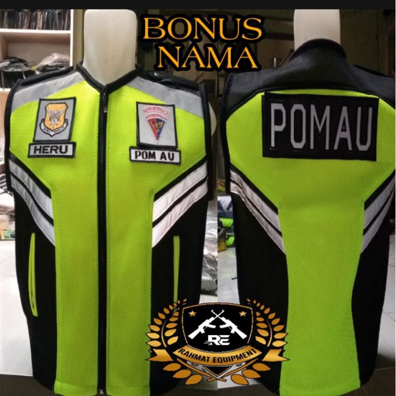 Jual Rompi Pom Au Rompi PM Polisi Militer Bisa Bayar Ditempat | Shopee ...
