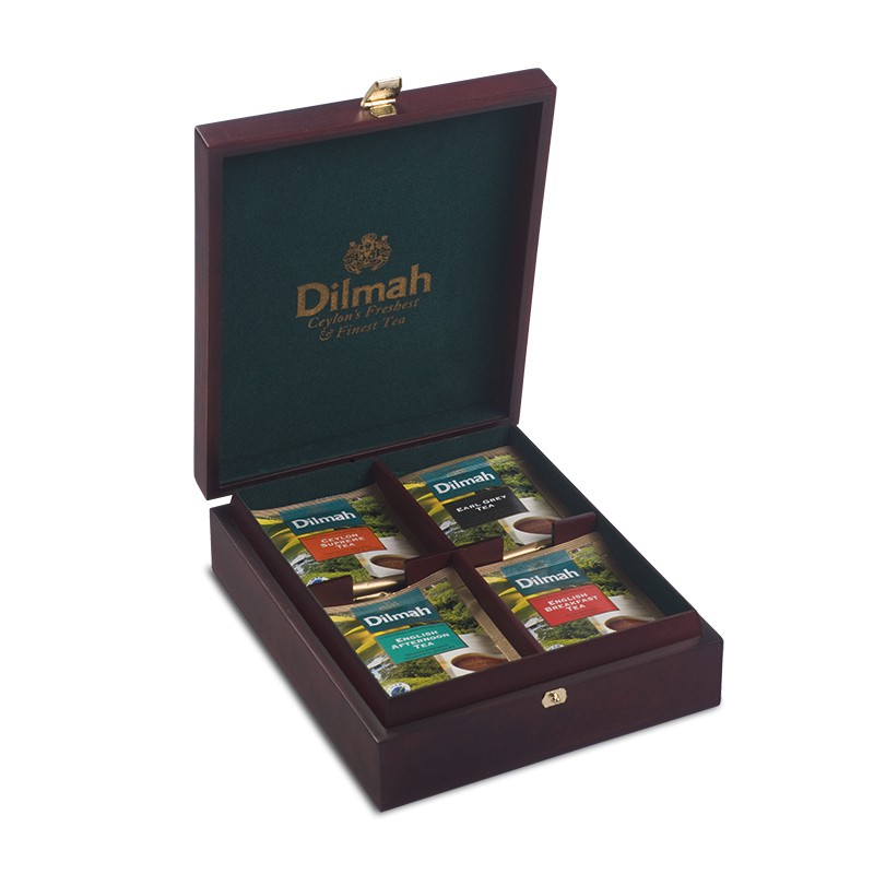 Jual Dilmah My Personal Compartment 4 Slots - Box Penyimpanan Teh ...