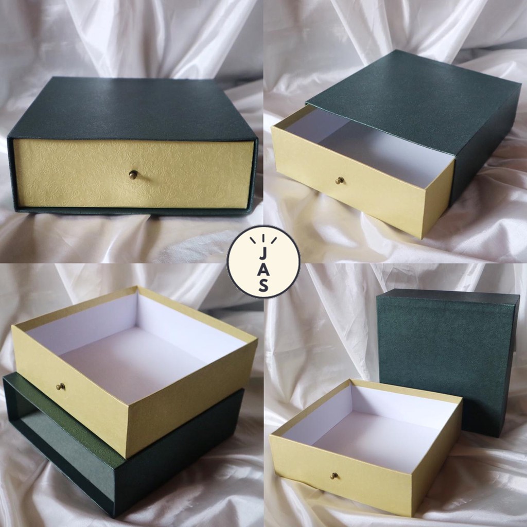 Jual kotak kue 22x22x7 / cake box / box kue / hard box / hampers ...