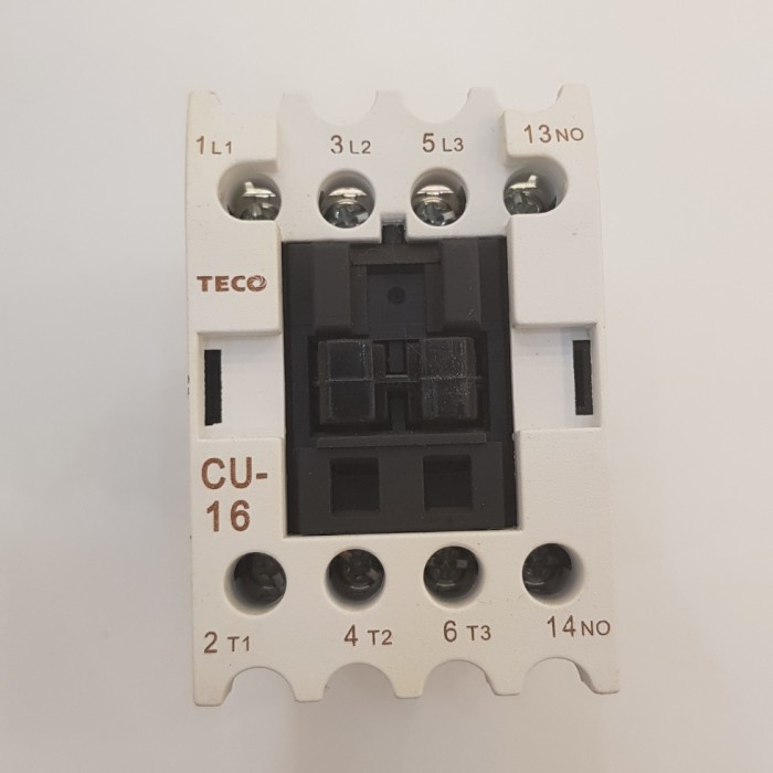 Jual TECO CU-16 / CU16 / CU 16 CONTACTOR KONTAKTOR 220V 220VAC | Shopee ...
