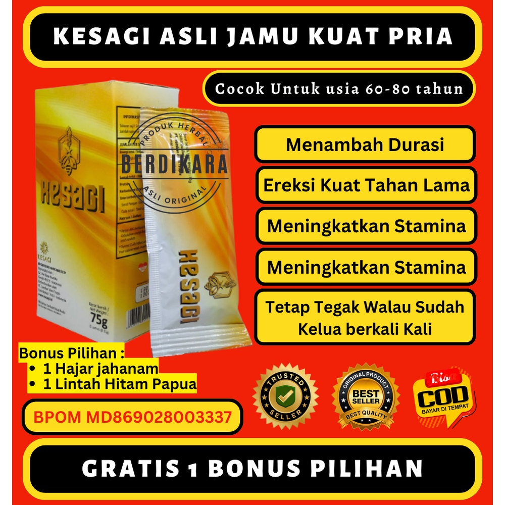 Jual Kesagi Sachet Obat Kuat Pria Jamu Kuat Lelaki Dewasa Yang Aman Tanpa Efek Samping Madu
