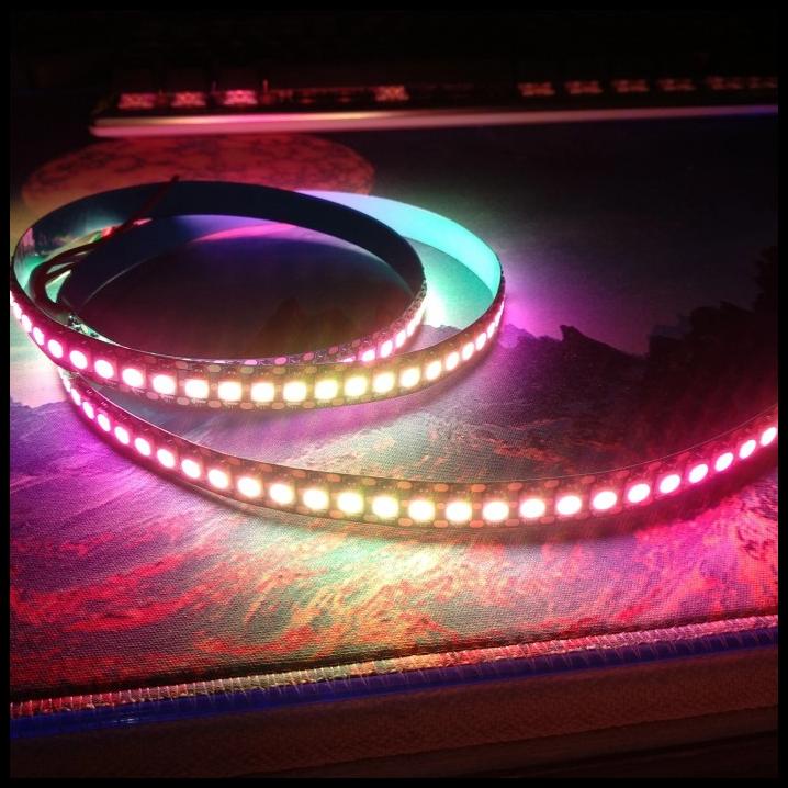Jual Led Strip Ws2812B 1 Meter Ada 144 Led / 144 Pixel Rgb Smart Ip30 ...