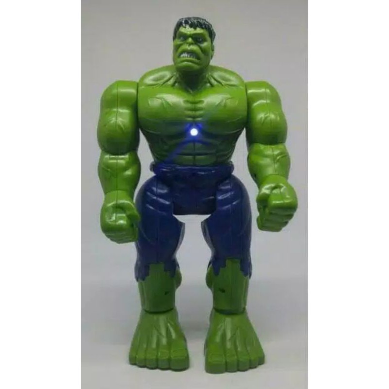 Jual Mainan robot hulk berjalan/robot suara dan lampu | Shopee Indonesia