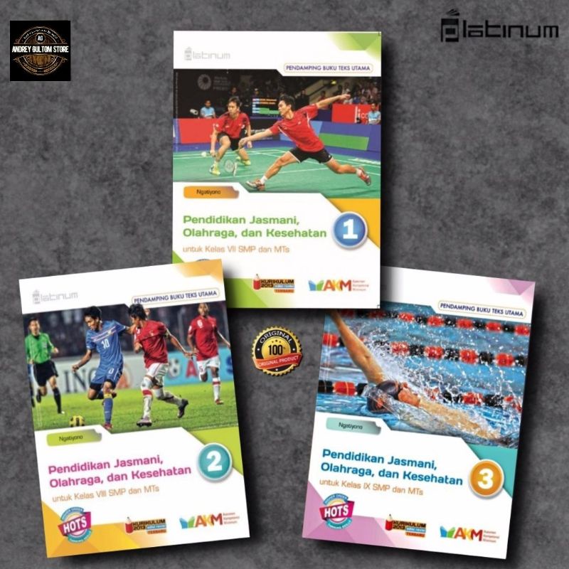 Jual Buku PJOK Kelas 7 8 9 SMP / PJOK SMP / PENDIDIKAN JASMANI OLAHRAGA ...