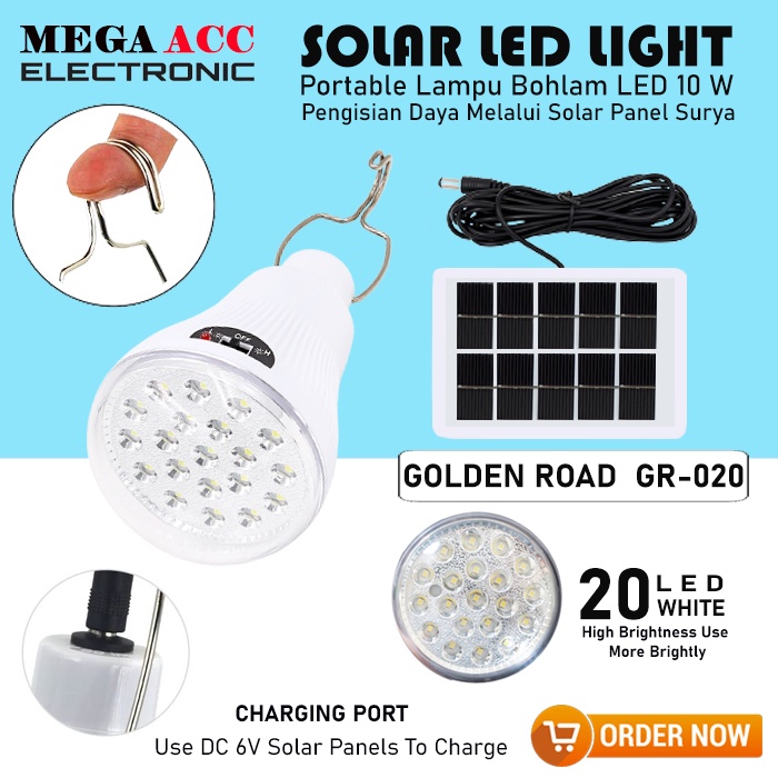 Jual Lampu Portable 20 LED - Lampu Solar - Lampu Emergency - Lampu ...