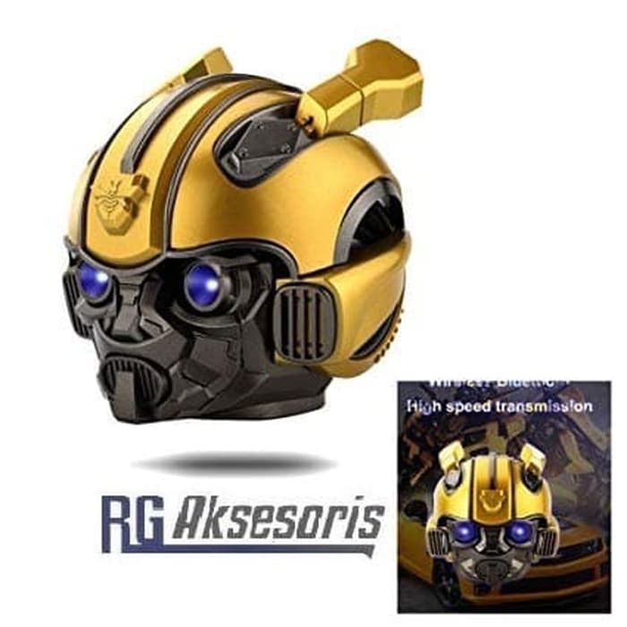 Jual Speaker Bluetooth BUMBLEBEE HEAD Wireless Portable Transformer ...