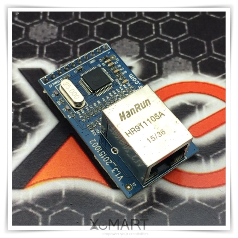Jual TCP IP Embedded Ethernet Controller Module with SPI Interface ...
