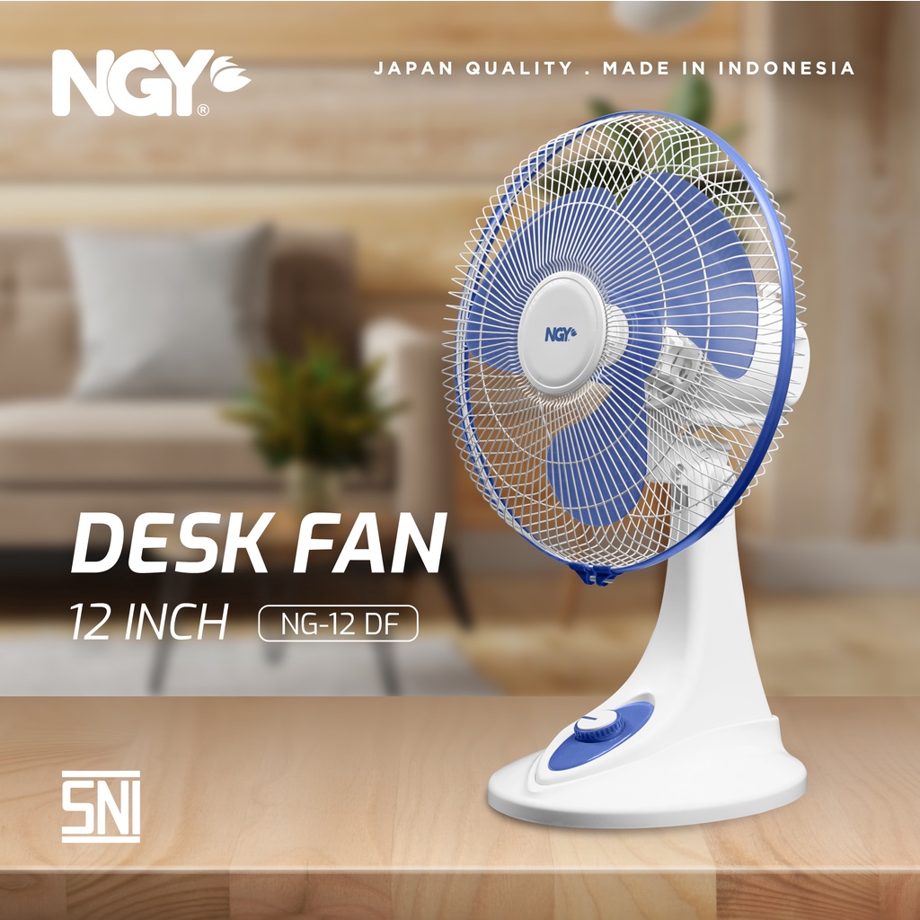 Jual NGY Desk Fan / Kipas Angin Meja Kecil 12 inch | NG-12DF NAGOYA ...
