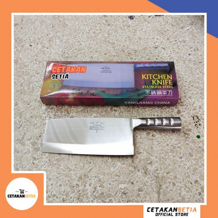 Jual Golok DIAMOND No.1 | Golok Daging Full Stanlies | Shopee Indonesia