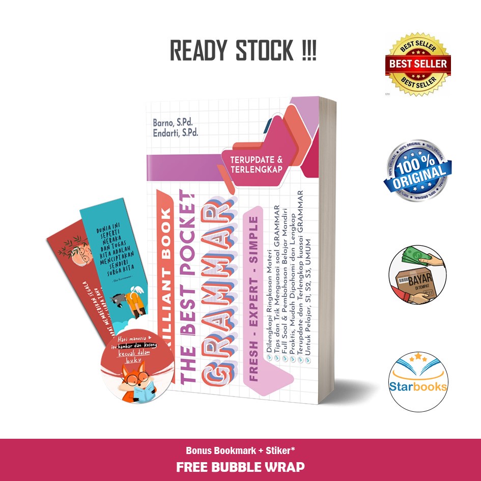 Jual Buku The Best Pocket Grammar - Brilliant Book (Terupdate ...