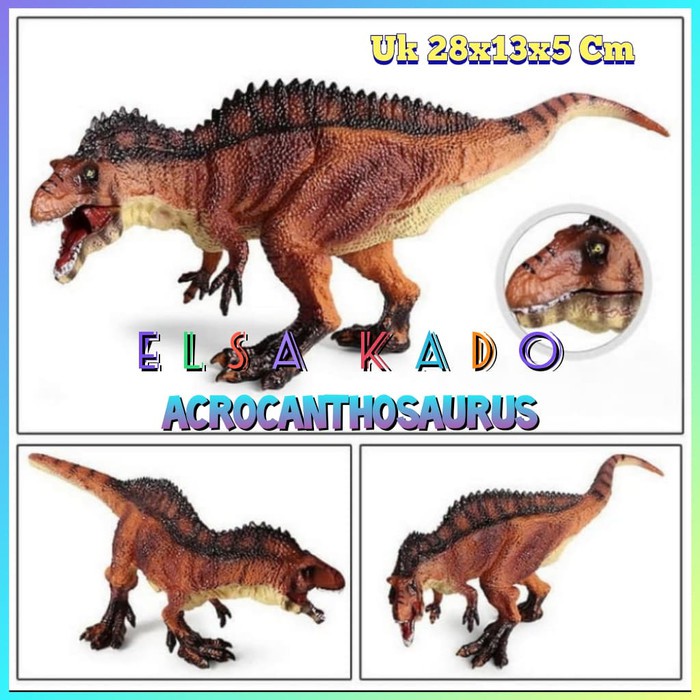 Jual Acrocanthosaurus Action Figure dinosaurus Mainan Dino Park ...