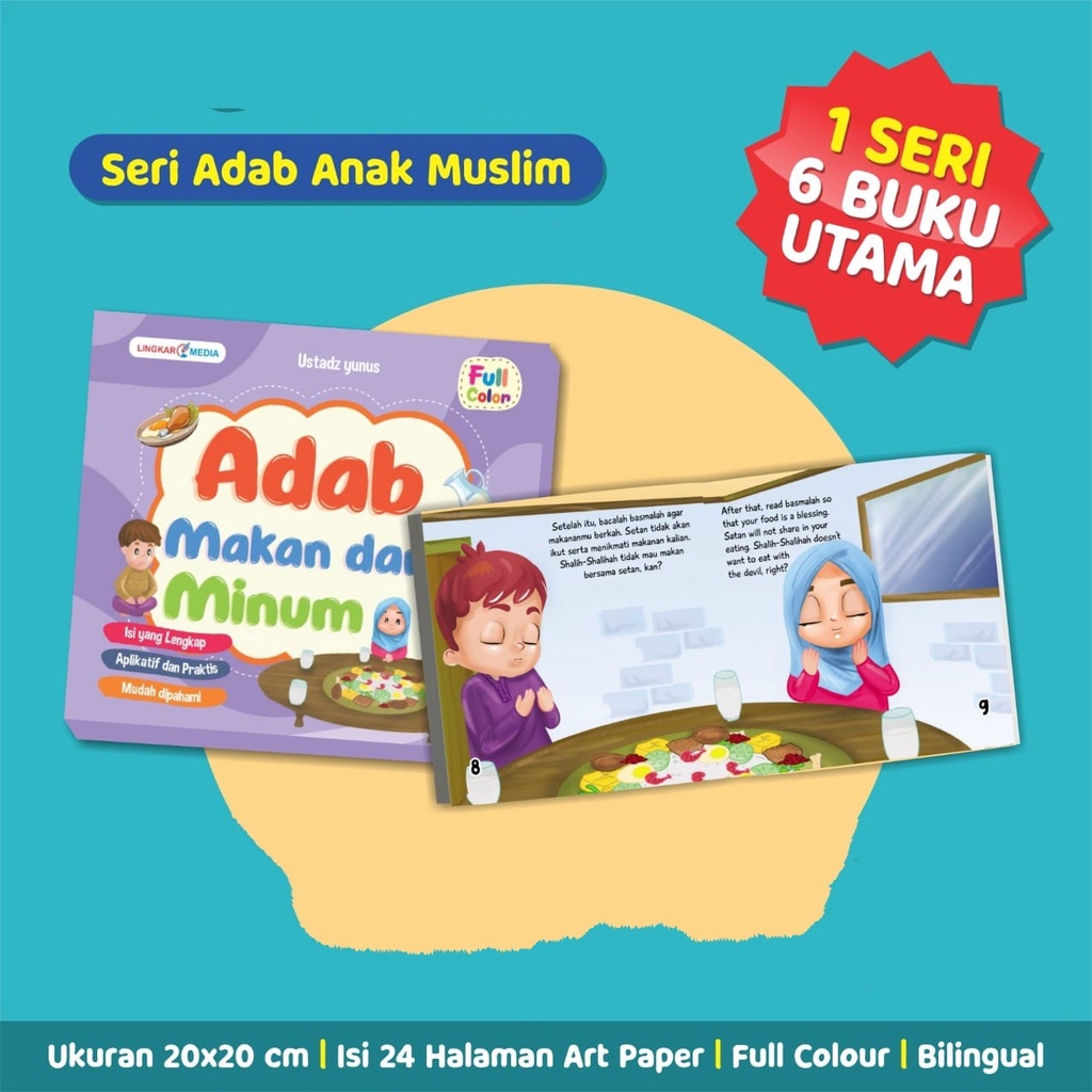 Jual Buku Seri Adab Anak Muslim - Lingkar Media | Shopee Indonesia Jual Buku Seri Adab Anak Muslim - Lingkar Media | Shopee Indonesia