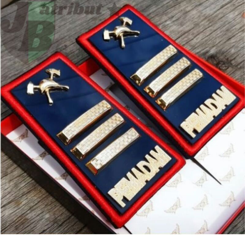 Jual pangkat pemadam damkar PDH golongan 3A 3B 3C | Shopee Indonesia