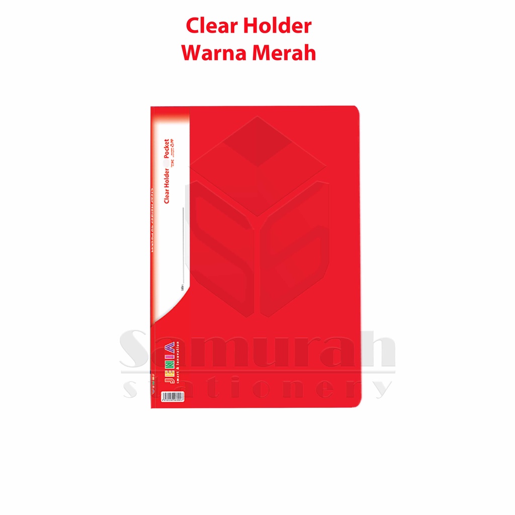 Jual Map Clear Holder 60 Pocket Polos Folio Jenia / Album Plastik isi ...