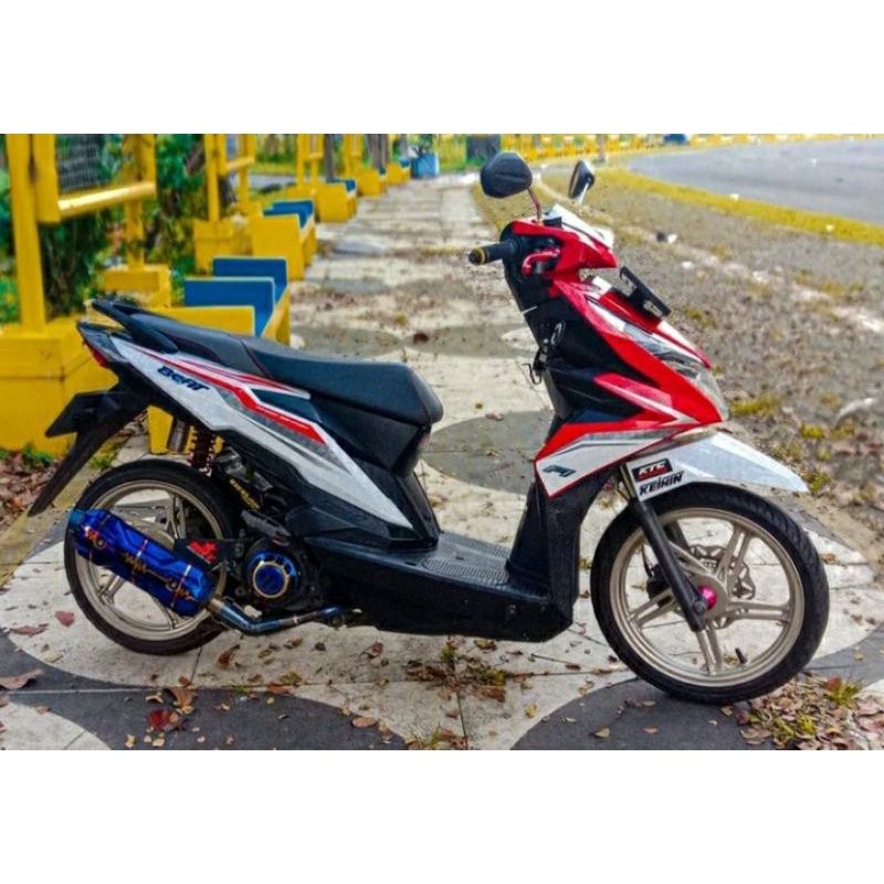 Jual Striping lis sticker Standar ori Honda BEAT ISS 2017 Striping beat ...