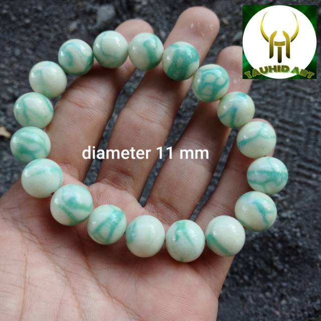 Jual Gelang Original batu marjan batu koral warna motif unik TD 388 ...