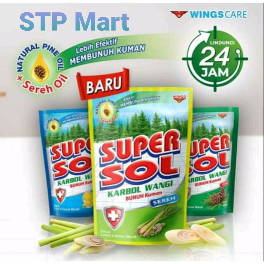 Jual SUPER SOL KARBOL WANGI UNTUK LANTAI & KAMAR MANDI KEMASAN REFFIL ...