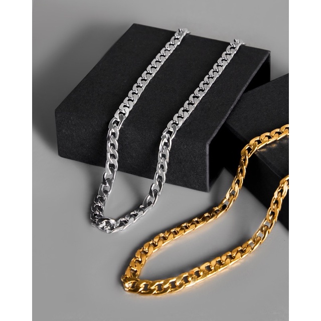Jual Saint Chain Necklace (7mm) | Shopee Indonesia