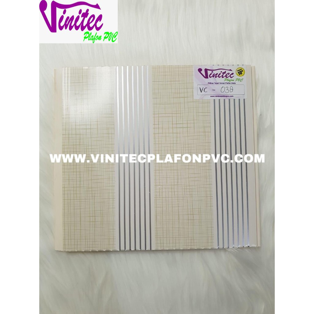Jual Plafon PVC VINITEC / Plafon PREMIUM TYPE VC Per Lembar 3M / 4M ...