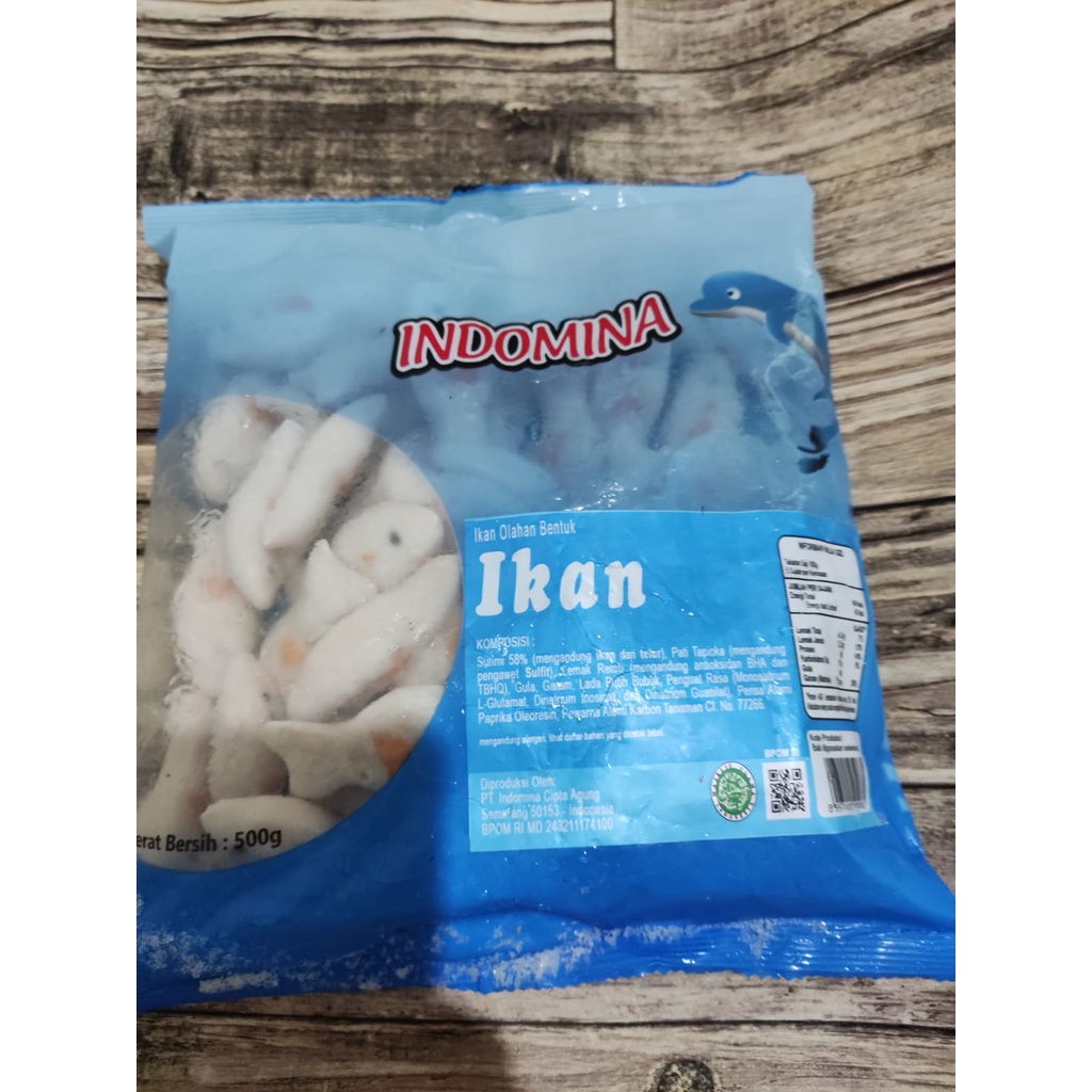 Jual Indomina bakso ikan / fish ball bentuk ikan 500gr | Shopee Indonesia