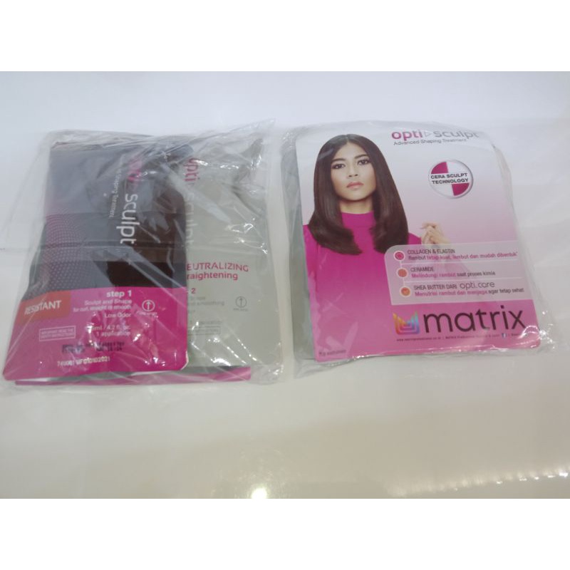 Jual Matrix Opti Sculpt step 1 + Step 2 125ml | Shopee Indonesia