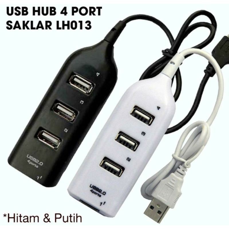 Jual Usb Hub 4 in 1 Sambungan 4 Port Saklar Penyambung Mouse Flashdisk | Shopee Indonesia