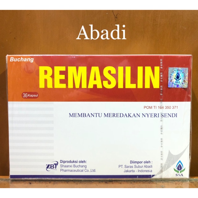 Jual Buchang Remasilin - Obat Nyeri Rematik / Nyeri Sendi | Shopee ...